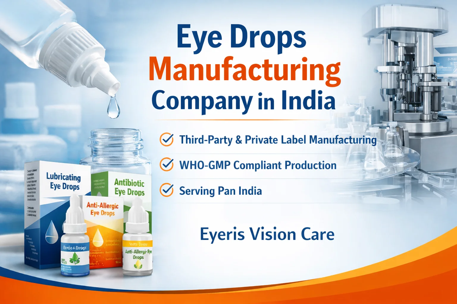 Eye Drops Manufacturing Company in India | Eyeris Vision Care